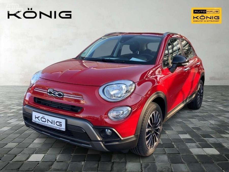 Red Fiat 500-x 2023 in Kaunas, with an engine capacity of 1.50 L and mileage of 11 thousand km for 26519 €, photo 1 on AUTOMOTO.COM.LV