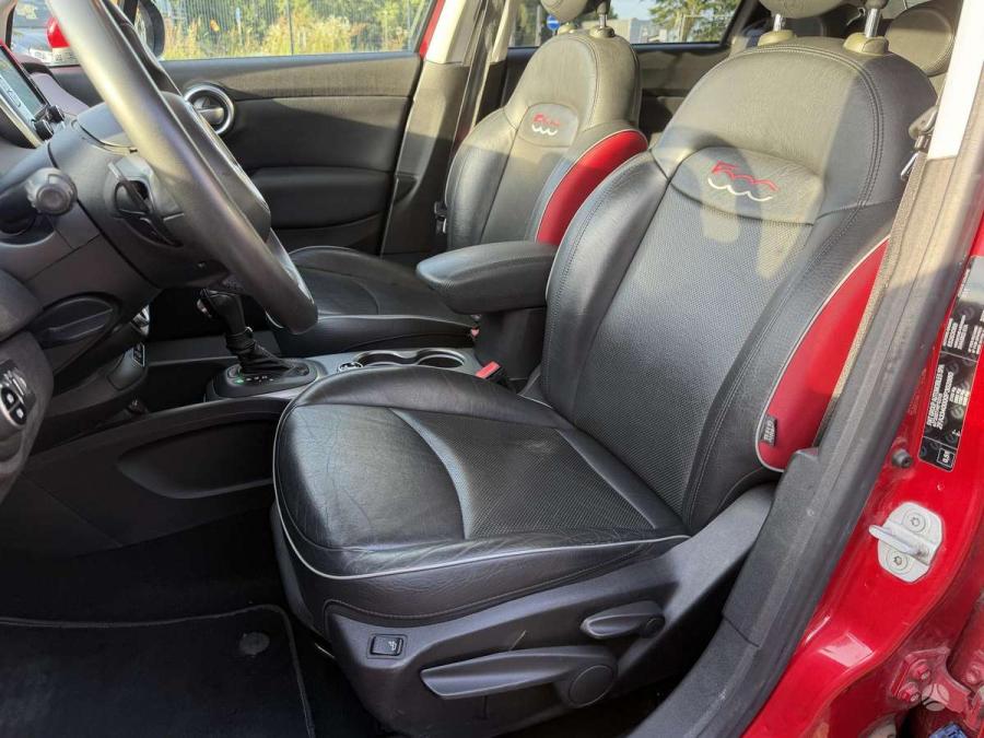 Sarkans Fiat 500-x 2015 Kauņa, ar dzinēja tilpumu 2.00 L un nobraukumu 161 tūkst. km par 8350 €, foto 22 vietnē AUTOMOTO.COM.LV