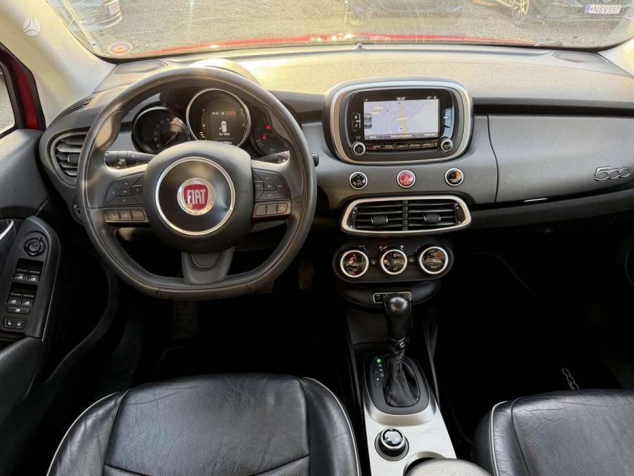 Sarkans Fiat 500-x 2015 Kauņa, ar dzinēja tilpumu 2.00 L un nobraukumu 161 tūkst. km par 8350 €, foto 27 vietnē AUTOMOTO.COM.LV