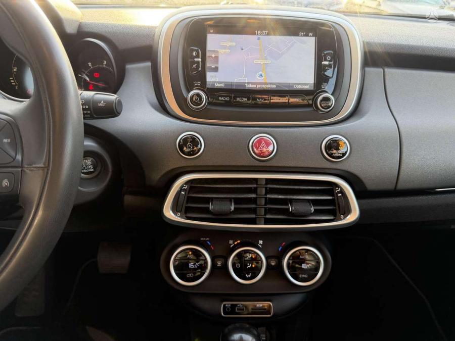 Sarkans Fiat 500-x 2015 Kauņa, ar dzinēja tilpumu 2.00 L un nobraukumu 161 tūkst. km par 8350 €, foto 42 vietnē AUTOMOTO.COM.LV