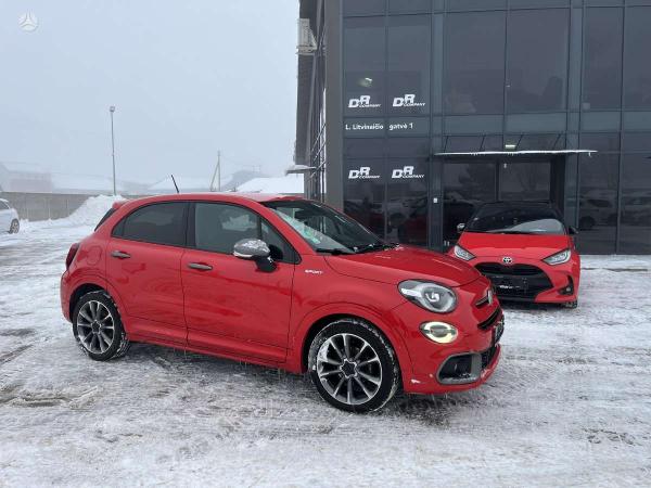 Sarkans Fiat 500-x 2021 Tauragė, ar dzinēja tilpumu 1.60 L un nobraukumu 119 tūkst. km par 11300 €, foto 1 vietnē AUTOMOTO.COM.LV