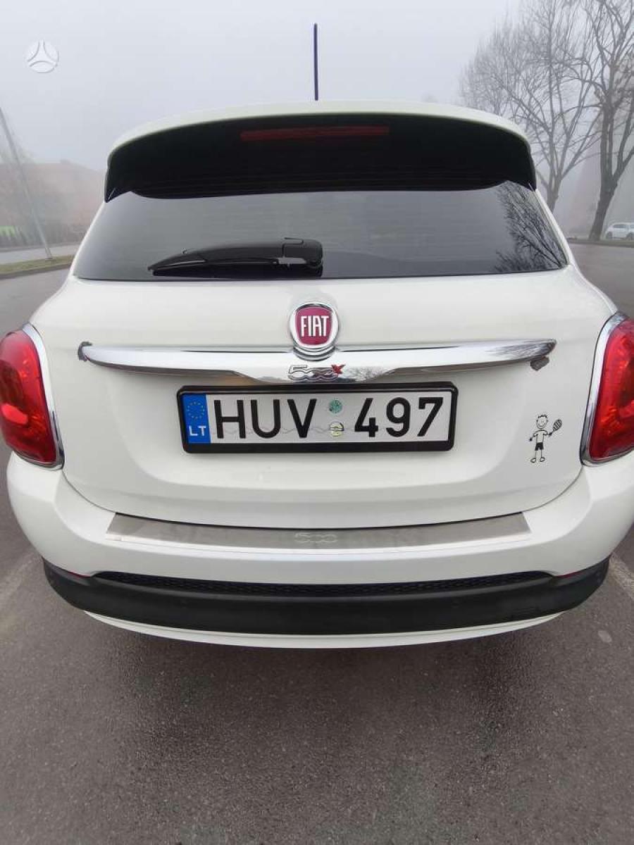 White Fiat 500-x 2015 in Klaipeda, with an engine capacity of 1.37 L and mileage of 150 thousand km for 7200 €, photo 7 on AUTOMOTO.COM.LV