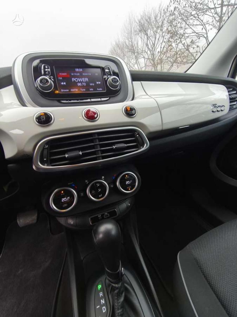 White Fiat 500-x 2015 in Klaipeda, with an engine capacity of 1.37 L and mileage of 150 thousand km for 7200 €, photo 16 on AUTOMOTO.COM.LV