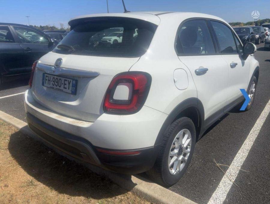 Balts Fiat 500-x 2019 Viļņa, ar dzinēja tilpumu 1.33 L un nobraukumu 80 tūkst. km par 8900 €, foto 5 vietnē AUTOMOTO.COM.LV