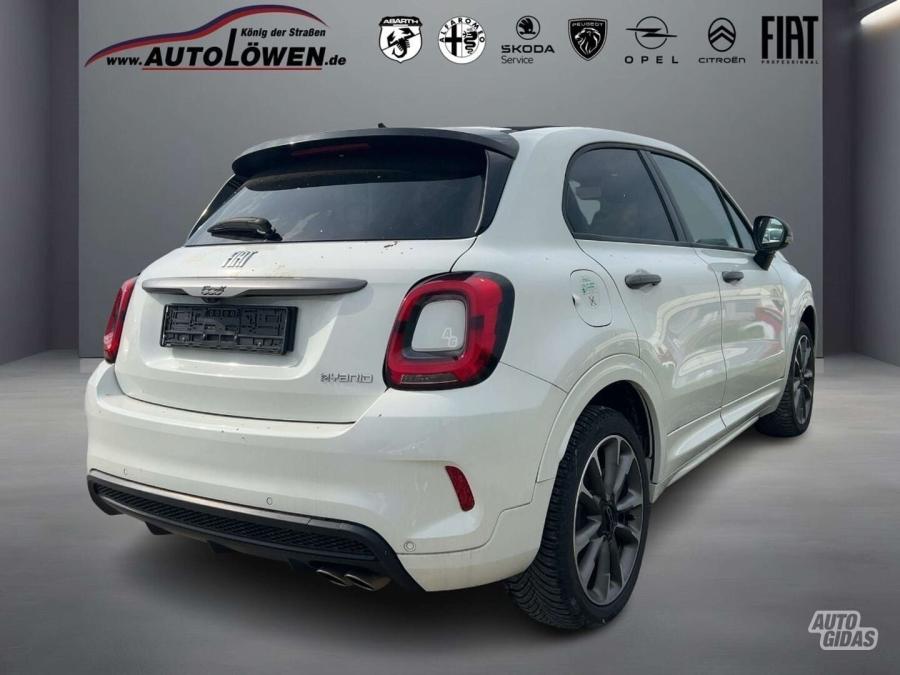 White Fiat 500-x 2023 in Kaunas, with an engine capacity of 1.50 L and mileage of 25 thousand km for 22864 €, photo 4 on AUTOMOTO.COM.LV