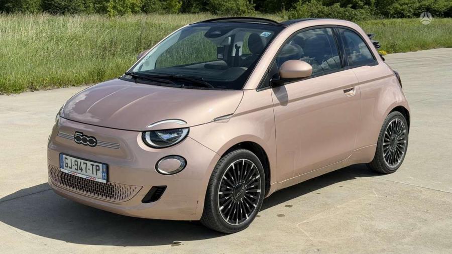 Yellow Fiat 500 2022 in Jonava, with an engine capacity of 0.00 L and mileage of 30 thousand km for 10400 €, photo 8 on AUTOMOTO.COM.LV