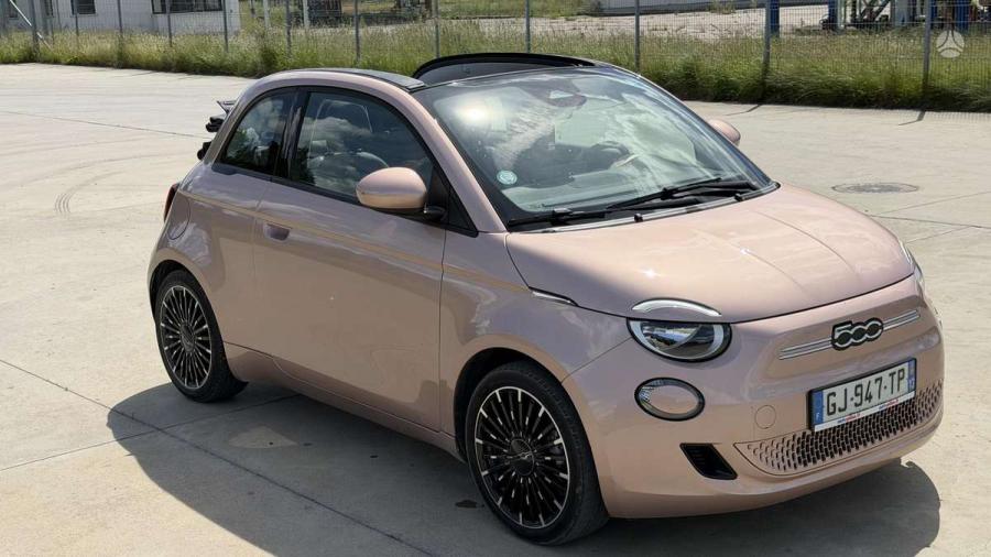 Yellow Fiat 500 2022 in Jonava, with an engine capacity of 0.00 L and mileage of 29 thousand km for 9999 €, photo 17 on AUTOMOTO.COM.LV