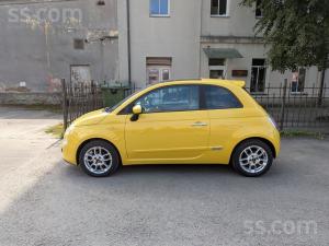 Yellow Fiat 500 2009 in Riga, with an engine capacity of 1.20 L and mileage of 145 thousand km for 3900 €, photo 3 on AUTOMOTO.COM.LV