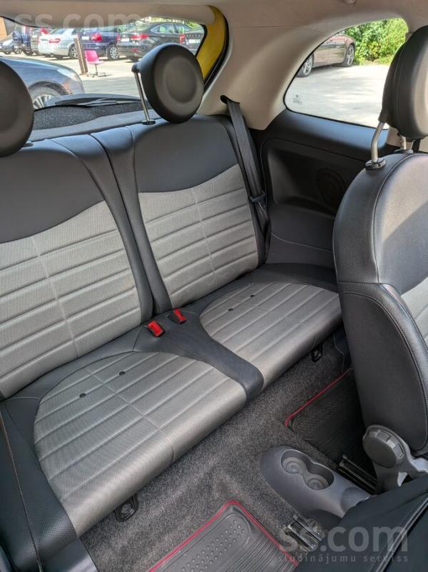 Dzeltens Fiat 500 2009 Rīga, ar dzinēja tilpumu 1.20 L un nobraukumu 145 tūkst. km par 3900 €, foto 5 vietnē AUTOMOTO.COM.LV