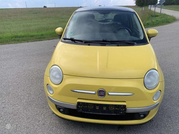 Dzeltens Fiat 500 2010 Utena, ar dzinēja tilpumu 1.25 L un nobraukumu 200 tūkst. km par 2250 €, foto 3 vietnē AUTOMOTO.COM.LV