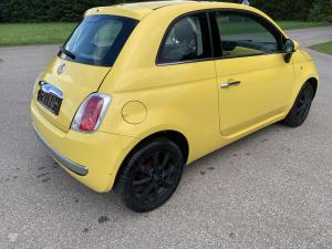 Dzeltens Fiat 500 2010 Utena, ar dzinēja tilpumu 1.25 L un nobraukumu 200 tūkst. km par 2250 €, foto 5 vietnē AUTOMOTO.COM.LV