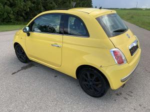 Dzeltens Fiat 500 2010 Utena, ar dzinēja tilpumu 1.25 L un nobraukumu 200 tūkst. km par 2250 €, foto 6 vietnē AUTOMOTO.COM.LV