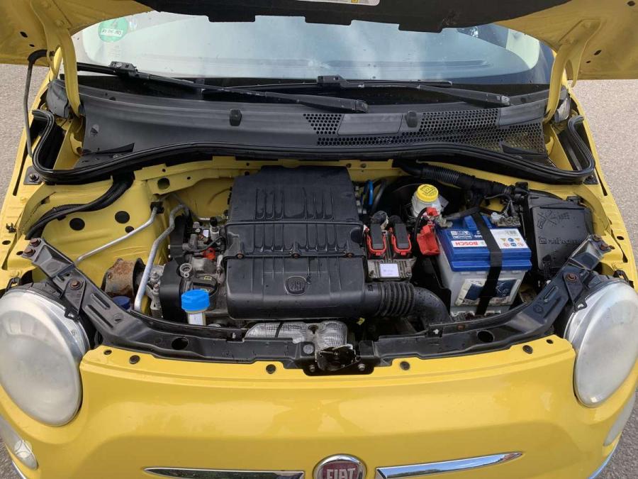Dzeltens Fiat 500 2010 Utena, ar dzinēja tilpumu 1.25 L un nobraukumu 200 tūkst. km par 2250 €, foto 7 vietnē AUTOMOTO.COM.LV