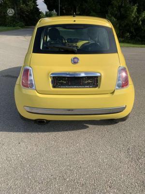 Dzeltens Fiat 500 2010 Utena, ar dzinēja tilpumu 1.25 L un nobraukumu 200 tūkst. km par 2250 €, foto 8 vietnē AUTOMOTO.COM.LV