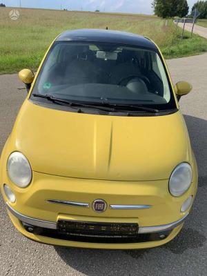 Dzeltens Fiat 500 2010 Utena, ar dzinēja tilpumu 1.25 L un nobraukumu 200 tūkst. km par 2250 €, foto 10 vietnē AUTOMOTO.COM.LV