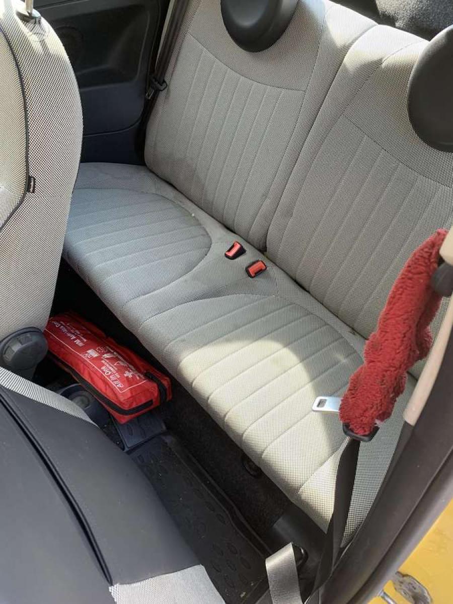 Dzeltens Fiat 500 2010 Utena, ar dzinēja tilpumu 1.25 L un nobraukumu 200 tūkst. km par 2250 €, foto 14 vietnē AUTOMOTO.COM.LV