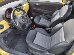 Dzeltens Fiat 500 2010 Kauņa, ar dzinēja tilpumu 1.25 L un nobraukumu 168 tūkst. km par 3500 €, foto 6 vietnē AUTOMOTO.COM.LV