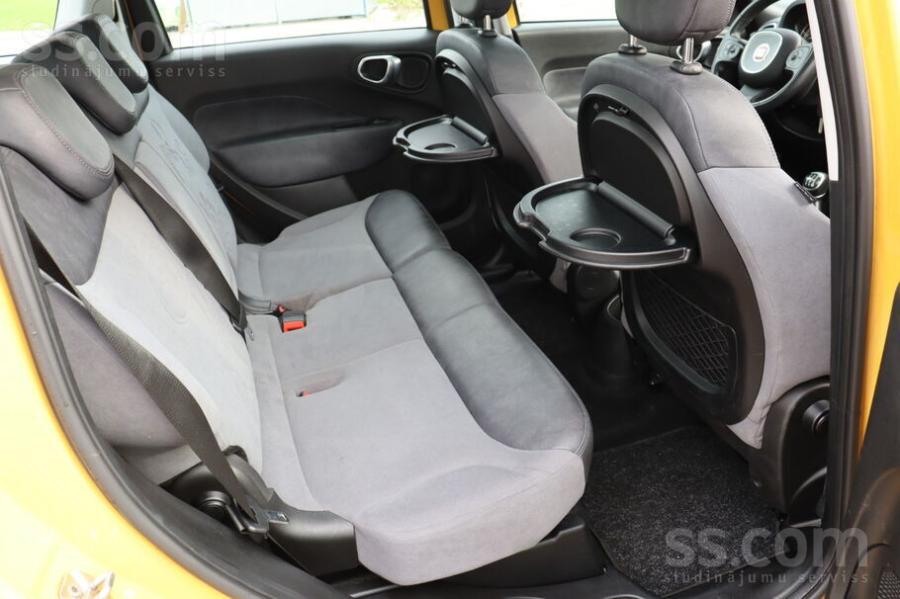 Yellow Fiat 500 2012 in Riga, with an engine capacity of 1.30 L and mileage of 199 thousand km for 5990 €, photo 12 on AUTOMOTO.COM.LV