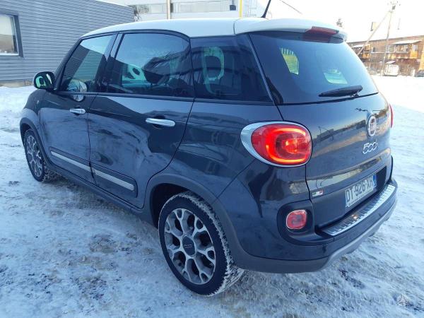 Melns Fiat 500L 2015 Kauņa, ar dzinēja tilpumu 1.60 L un nobraukumu 201 tūkst. km par 4850 €, foto 6 vietnē AUTOMOTO.COM.LV