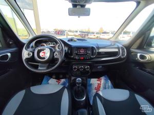 Black Fiat 500L 2014 in Siauliai, with an engine capacity of 1.60 L and mileage of 189 thousand km for 4600 €, photo 13 on AUTOMOTO.COM.LV