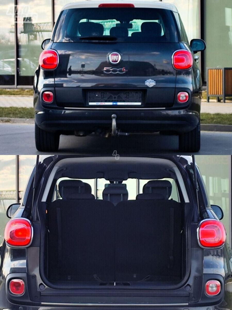 Black Fiat 500L 2014 in Siauliai, with an engine capacity of 1.60 L and mileage of 189 thousand km for 4600 €, photo 23 on AUTOMOTO.COM.LV