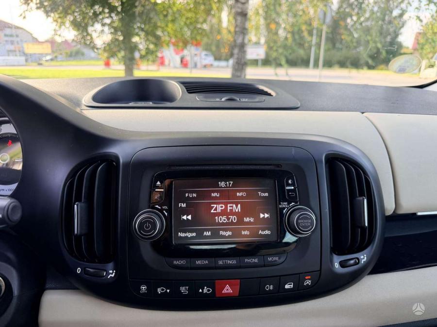 Brūns Fiat 500L 2013 Tauragė, ar dzinēja tilpumu 1.25 L un nobraukumu 190 tūkst. km par 3699 €, foto 18 vietnē AUTOMOTO.COM.LV