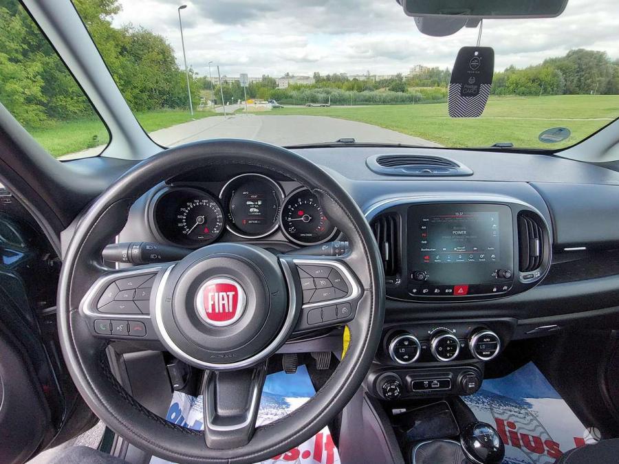 Green Fiat 500L 2018 in Vilnius, with an engine capacity of 1.60 L and mileage of 207 thousand km for 5450 €, photo 22 on AUTOMOTO.COM.LV