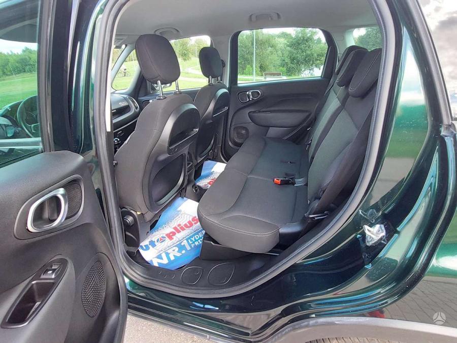 Green Fiat 500L 2018 in Vilnius, with an engine capacity of 1.60 L and mileage of 207 thousand km for 5450 €, photo 23 on AUTOMOTO.COM.LV