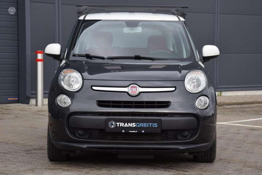 Grey Fiat 500L 2015 in Vilnius, with an engine capacity of 1.25 L and mileage of 112 thousand km for 4999 €, photo 4 on AUTOMOTO.COM.LV