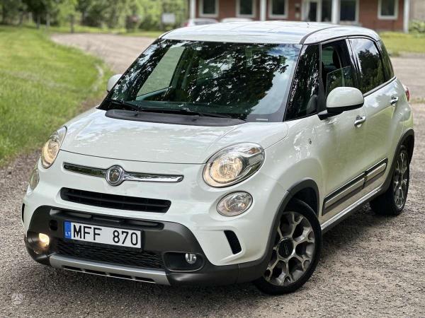 Белый Фиат 500L 2014 в Вильнюс, объемом двигателя 1.39 л и пробегом 192 тыс. км за 3300 €, фото 1 на AUTOMOTO.COM.LV