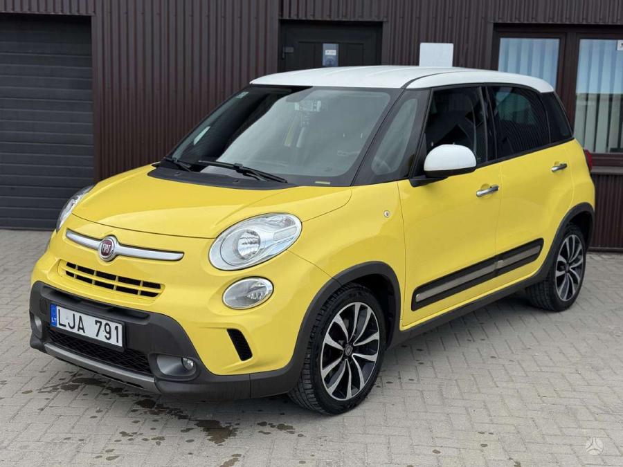 Yellow Fiat 500L 2014 in Telschi, with an engine capacity of 1.60 L and mileage of 152 thousand km for 4500 €, photo 1 on AUTOMOTO.COM.LV
