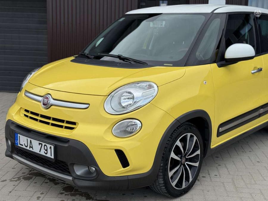 Yellow Fiat 500L 2014 in Telschi, with an engine capacity of 1.60 L and mileage of 152 thousand km for 4500 €, photo 3 on AUTOMOTO.COM.LV