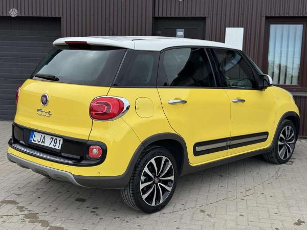 Yellow Fiat 500L 2014 in Telschi, with an engine capacity of 1.60 L and mileage of 152 thousand km for 4500 €, photo 8 on AUTOMOTO.COM.LV