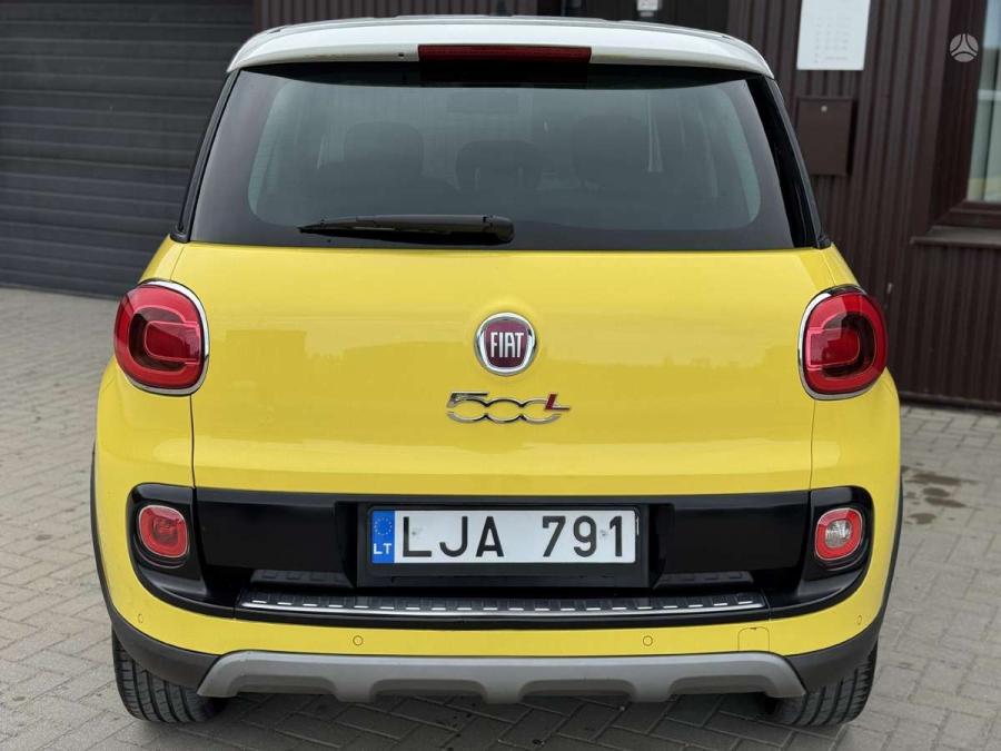 Yellow Fiat 500L 2014 in Telschi, with an engine capacity of 1.60 L and mileage of 152 thousand km for 4500 €, photo 15 on AUTOMOTO.COM.LV