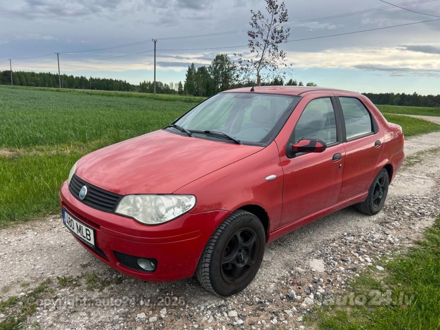 Red Fiat Albea 2008 in Tallinn, with an engine capacity of 1.40 L and mileage of 125 thousand km for 990 €, photo 5 on AUTOMOTO.COM.LV