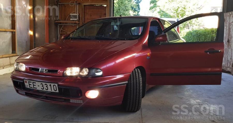 Sarkans Fiat Brava 1999 Rīga, ar dzinēja tilpumu 1.60 L un nobraukumu 241 tūkst. km par 1700 €, foto 1 vietnē AUTOMOTO.COM.LV