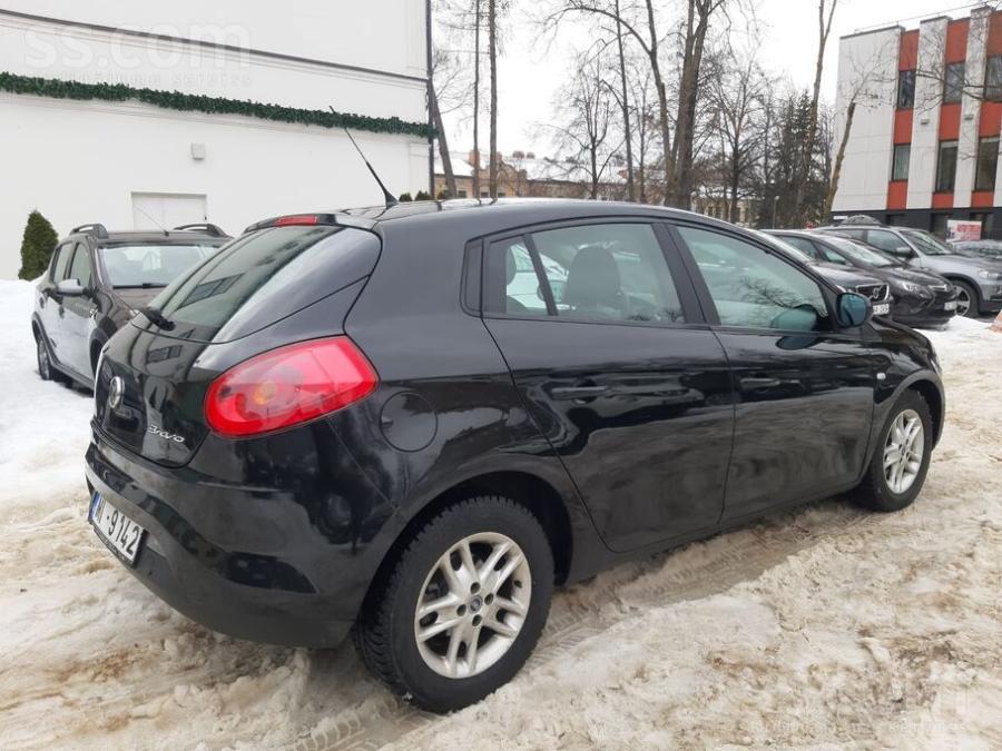 Black Fiat Bravo 2008 in Daugavpils, with an engine capacity of 1.90 L and mileage of 0 thousand km for 1750 €, photo 6 on AUTOMOTO.COM.LV