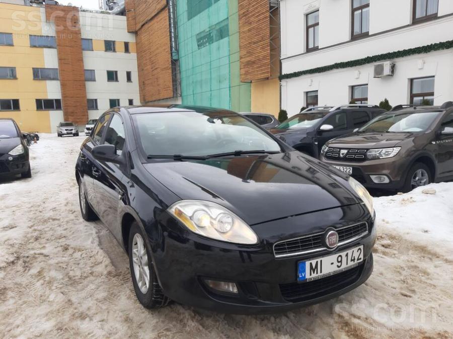 Black Fiat Bravo 2008 in Daugavpils, with an engine capacity of 1.90 L and mileage of 0 thousand km for 1750 €, photo 10 on AUTOMOTO.COM.LV