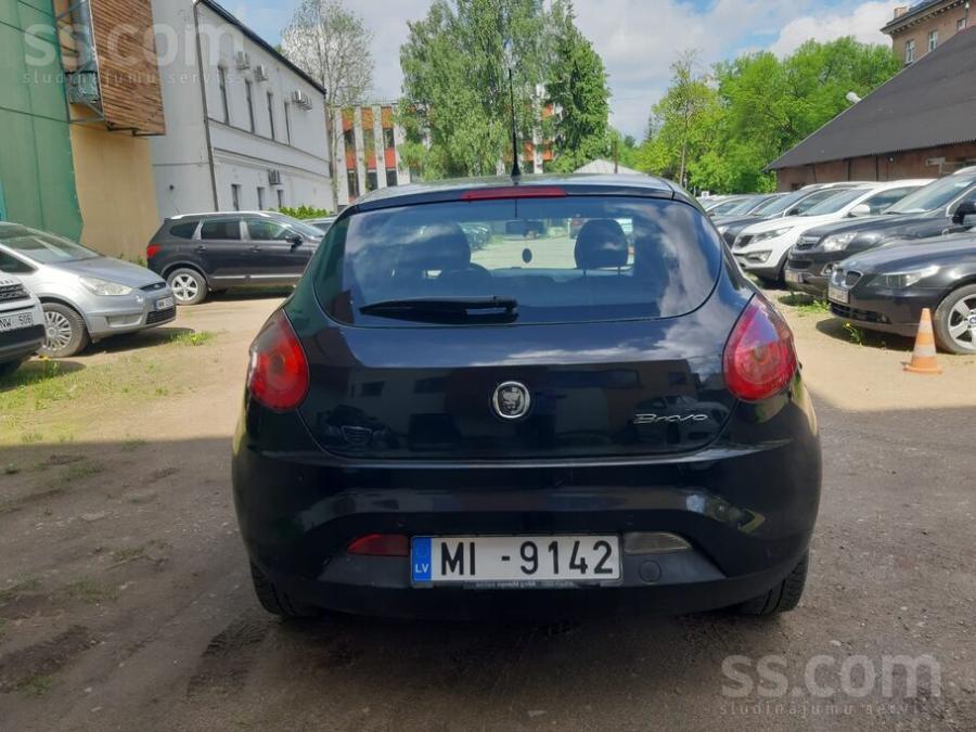 Black Fiat Bravo 2008 in Daugavpils, with an engine capacity of 1.90 L and mileage of 0 thousand km for 1650 €, photo 7 on AUTOMOTO.COM.LV