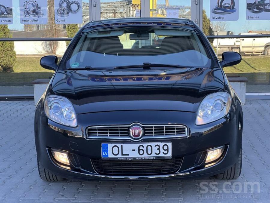 Black Fiat Bravo 2008 in Jekabpils, with an engine capacity of 1.60 L and mileage of 209 thousand km for 2990 €, photo 5 on AUTOMOTO.COM.LV