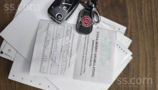 Sarkans Fiat Bravo 2007 Gulbene, ar dzinēja tilpumu 1.90 L un nobraukumu 310 tūkst. km par 2700 €, foto 5 vietnē AUTOMOTO.COM.LV