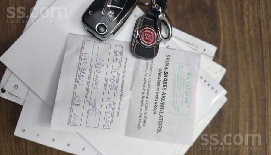 Sarkans Fiat Bravo 2007 Gulbene, ar dzinēja tilpumu 1.90 L un nobraukumu 310 tūkst. km par 2700 €, foto 6 vietnē AUTOMOTO.COM.LV