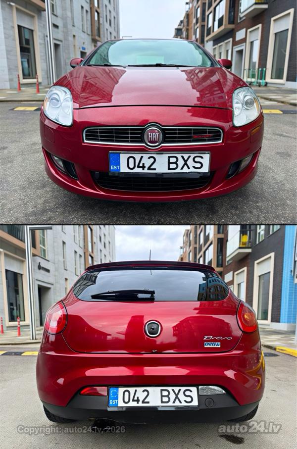 Sarkans Fiat Bravo 2008 Tallina, ar dzinēja tilpumu 1.90 L un nobraukumu 188 tūkst. km par 1899 €, foto 5 vietnē AUTOMOTO.COM.LV