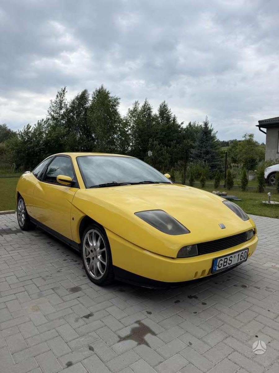 Dzeltens Fiat Coupe 1998 Viļņa, ar dzinēja tilpumu 1.75 L un nobraukumu 180 tūkst. km par 5800 €, foto 1 vietnē AUTOMOTO.COM.LV