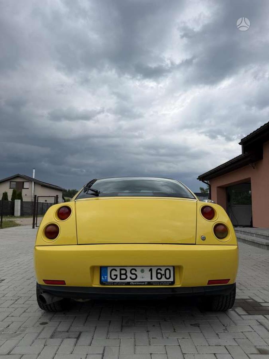 Dzeltens Fiat Coupe 1998 Viļņa, ar dzinēja tilpumu 1.75 L un nobraukumu 180 tūkst. km par 5800 €, foto 5 vietnē AUTOMOTO.COM.LV