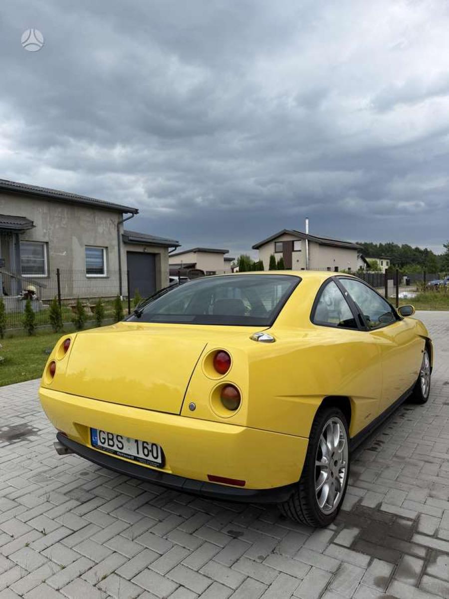 Dzeltens Fiat Coupe 1998 Viļņa, ar dzinēja tilpumu 1.75 L un nobraukumu 180 tūkst. km par 5800 €, foto 6 vietnē AUTOMOTO.COM.LV