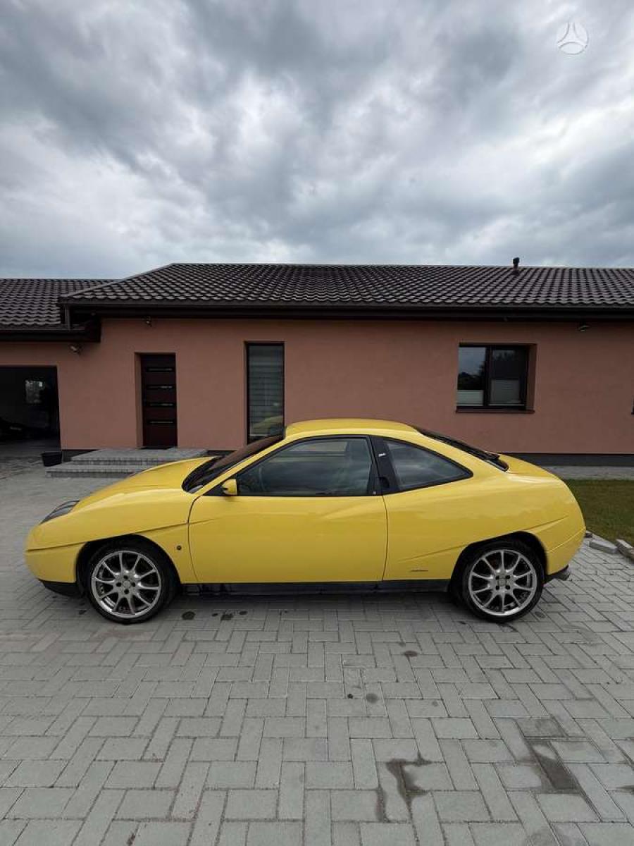 Dzeltens Fiat Coupe 1998 Viļņa, ar dzinēja tilpumu 1.75 L un nobraukumu 180 tūkst. km par 5800 €, foto 8 vietnē AUTOMOTO.COM.LV