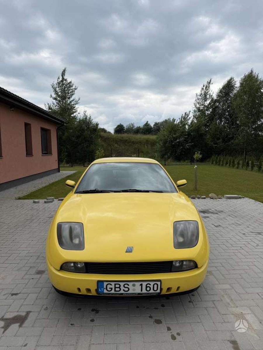 Dzeltens Fiat Coupe 1998 Viļņa, ar dzinēja tilpumu 1.75 L un nobraukumu 180 tūkst. km par 5800 €, foto 10 vietnē AUTOMOTO.COM.LV