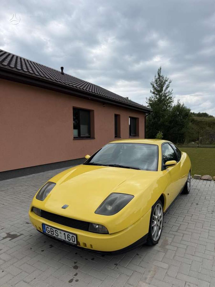 Dzeltens Fiat Coupe 1998 Viļņa, ar dzinēja tilpumu 1.75 L un nobraukumu 180 tūkst. km par 5800 €, foto 11 vietnē AUTOMOTO.COM.LV