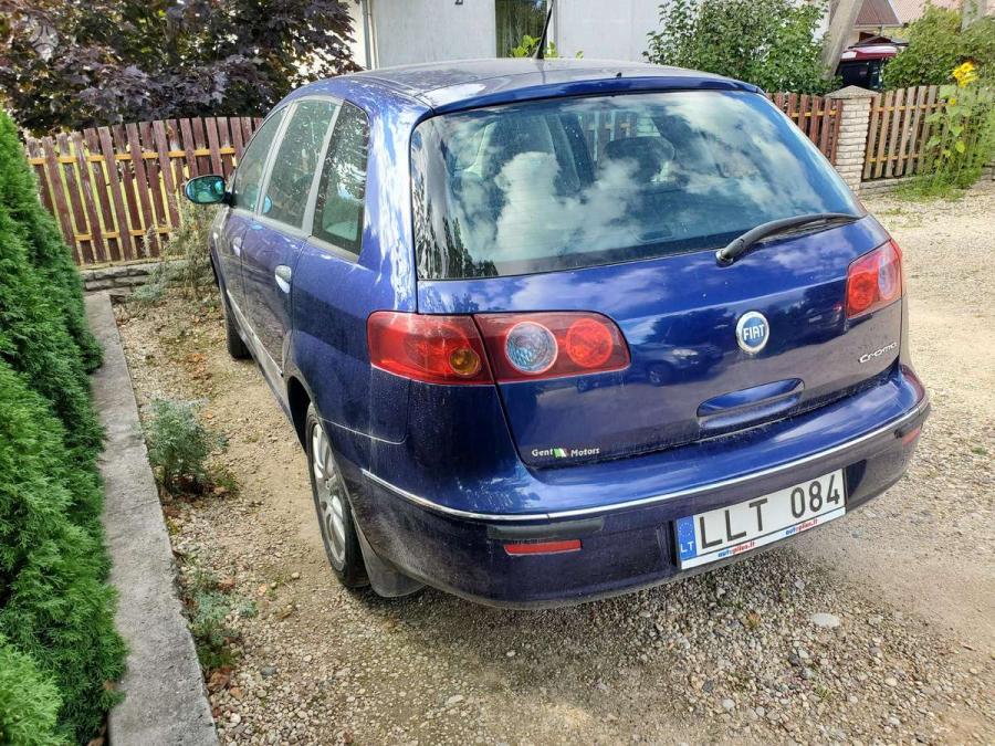 Blue Fiat Croma 2008 in Rokiskis, with an engine capacity of 1.91 L and mileage of 163 thousand km for 3650 €, photo 6 on AUTOMOTO.COM.LV
